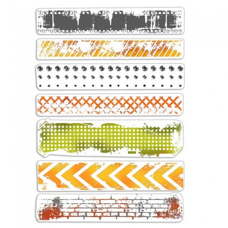 Tampons clear Urban Borders – Bad Girls - Ciao Bella Stamps