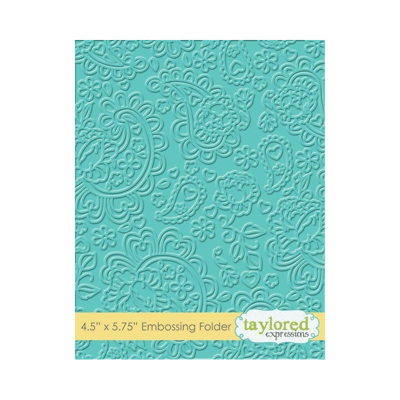 Classeur de gaufrage Paisley - Taylored Expressions Embossing Folder