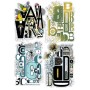Tampons clear Design ABCD Letters – Bad Girls - Ciao Bella Stamps