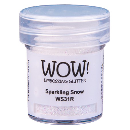 Embossing Glitter Powder Sparkling Snow 15ml - WOW
