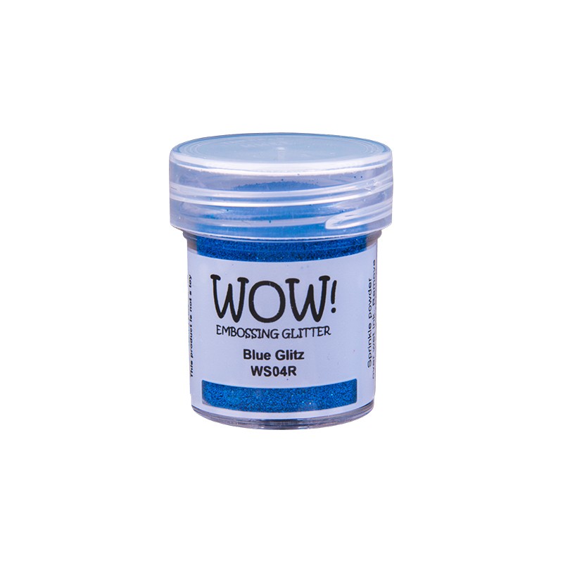 Embossing Glitter Powder Blue Glitz 15ml - WOW