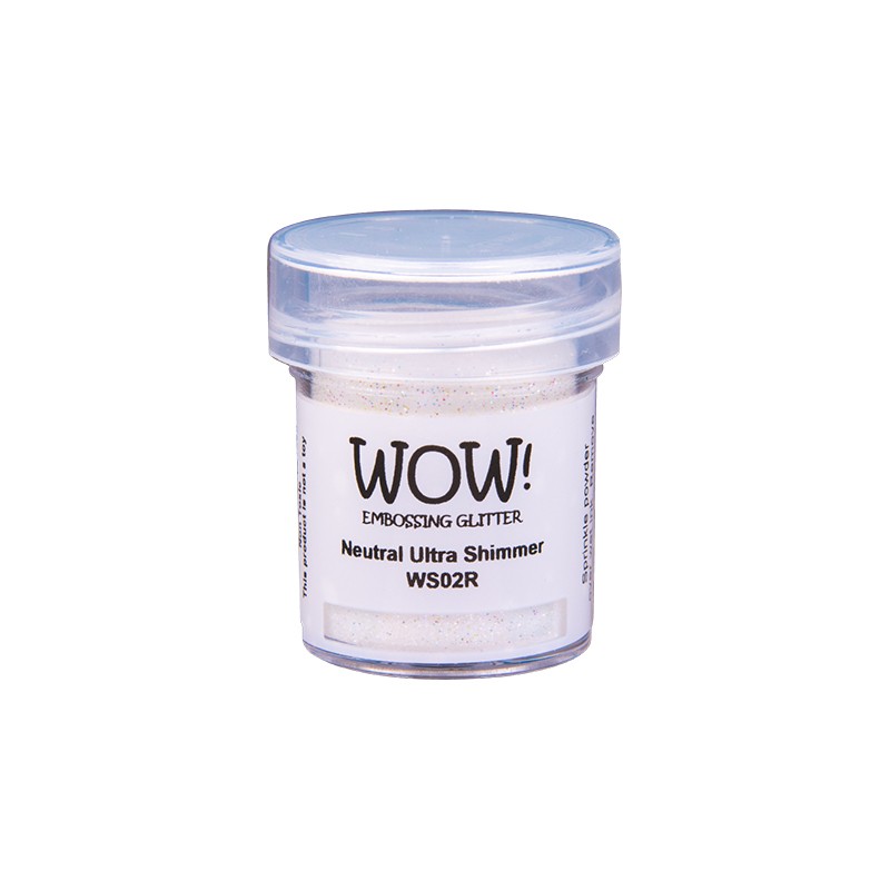 Embossing Glitter Powder Neutral Ultra Shimmer 15ml - WOW