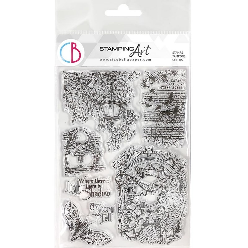Tampons clear The Raven - Ciao Bella Stamps
